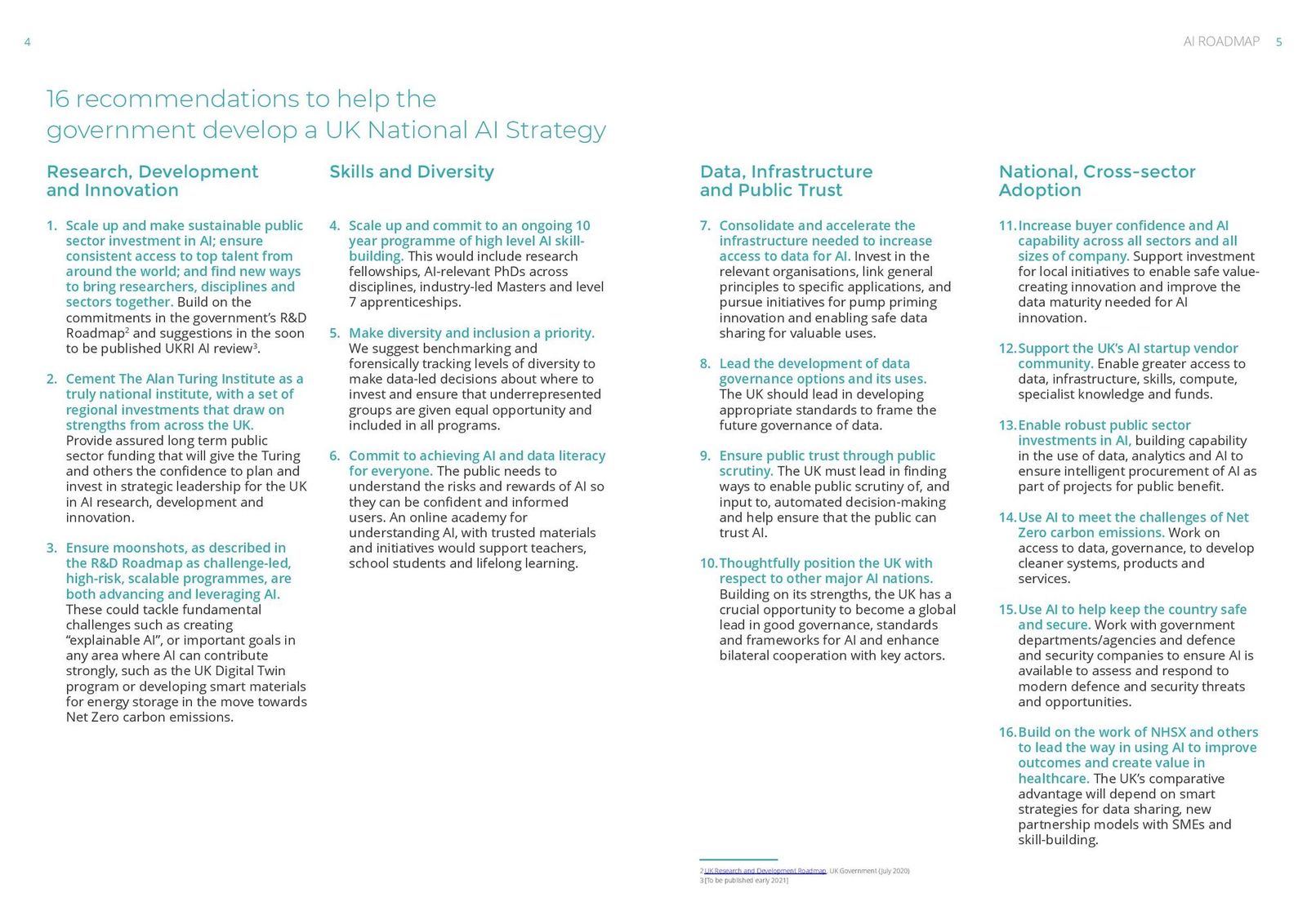 The UK and a national AI strategy The UK and a national AI strategy